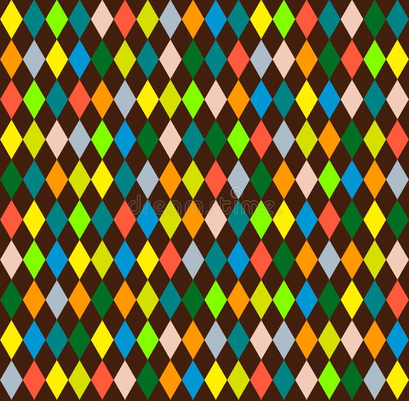 Harlequin Seamless Pattern stock vector. Illustration of holiday ...