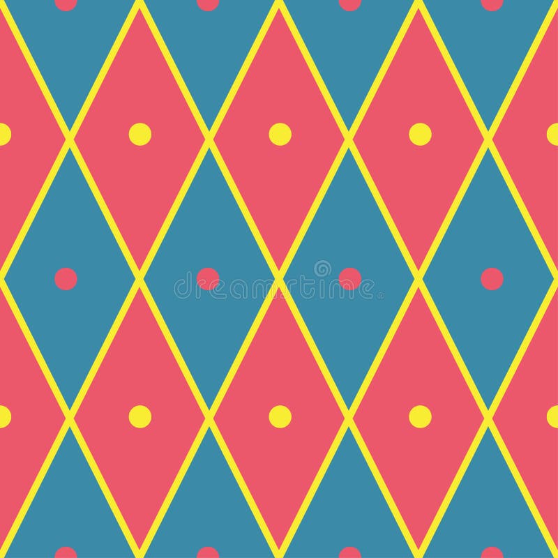Harlequin Vintage or Argyle Seamless Pattern. Vector Texture of ...