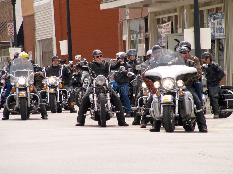 Harley Davidson Charity Riders Editorial Photography - Image of riders ...