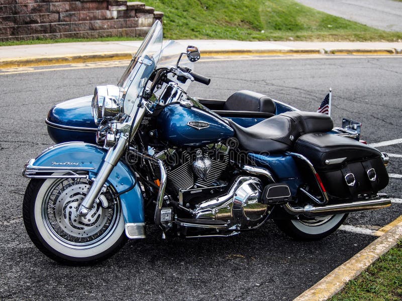 Harley Davidson Met Zijspan Redactionele Stock Foto - Image of ...