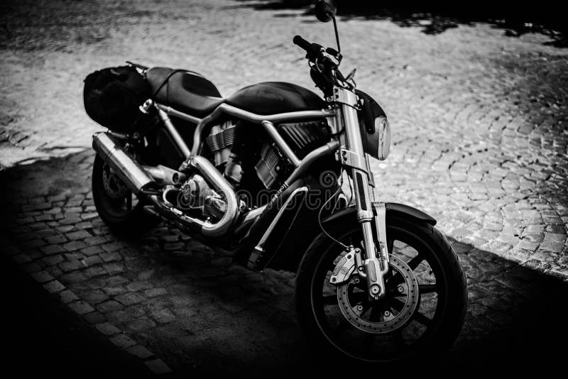 Harley-Davidson V-Rod, Engine, V-twin. (June 3, 2019, Uzhhgorod ...