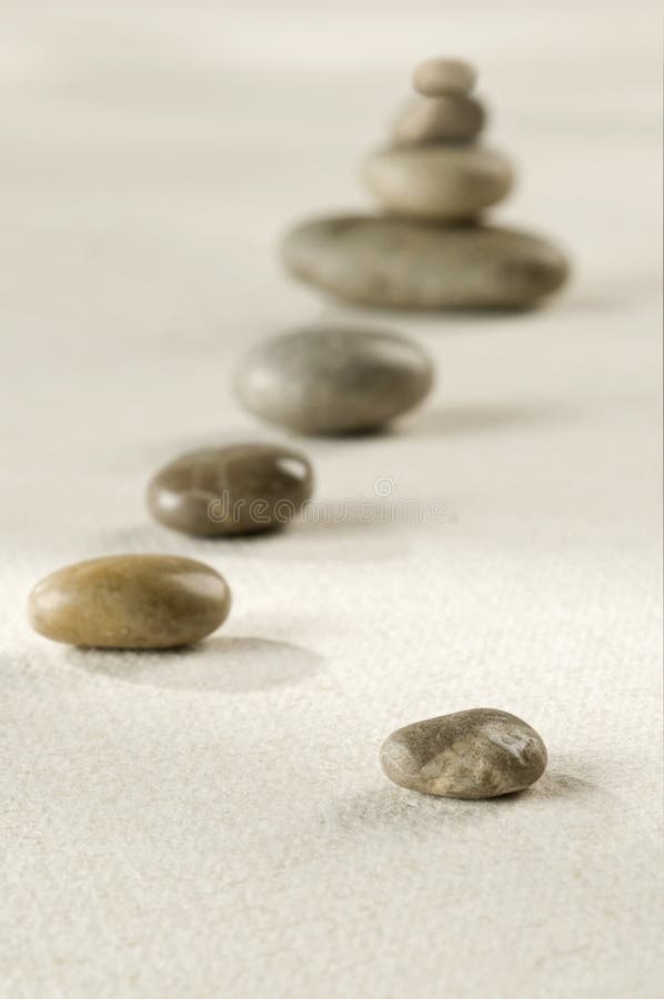 Harmonic Zen Stones Path stock image. Image of harmony - 14180219