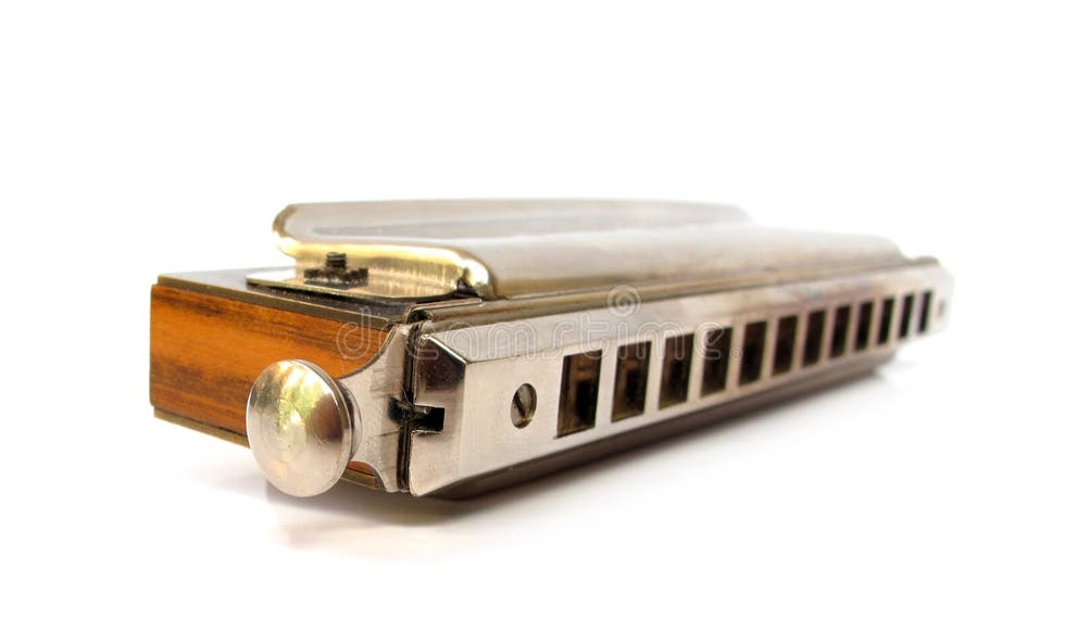 Harmonica stock photo. Image of folk, reed, brass, holes - 12264036