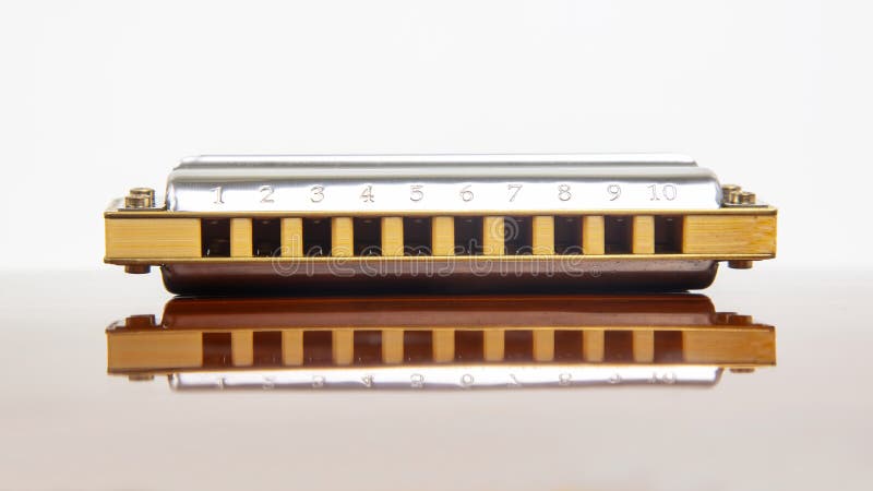 The Harmonica Lies on a Mirrored Surface. Classical Musical Wind ...