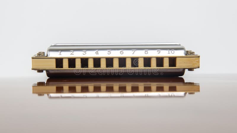The Harmonica Lies on a Mirrored Surface. Classical Musical Wind ...