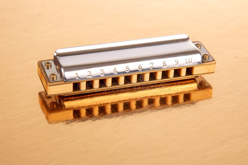 The Harmonica Lies on a Mirrored Surface. Classical Musical Wind ...