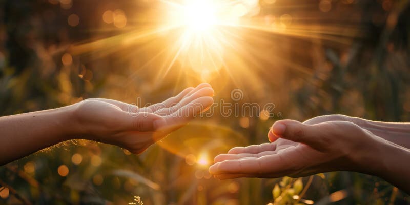 Harmonious Alignment, Meditation in Nature Stock Illustration ...