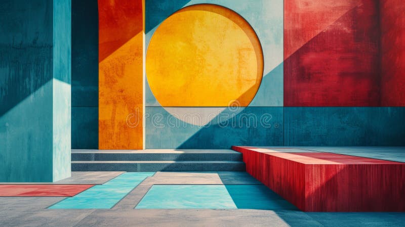 Harmonious Arrangements of Geometric Shapes and Colors Create a Sense ...