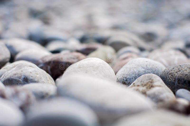 A Harmonious Background or Closeup of Smooth Natural Rocks or Round ...