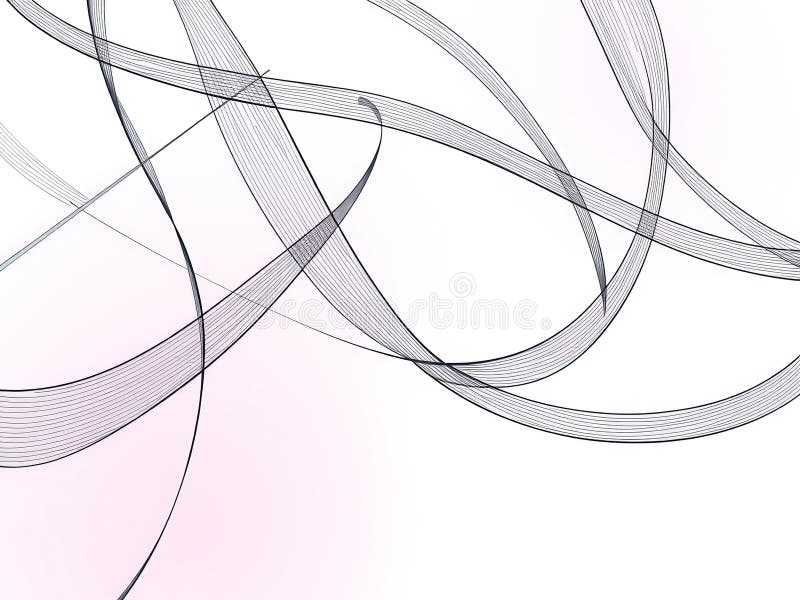 A Harmonious Blend of Soft Swirls and Sharp Lines a Stunning Abstract ...