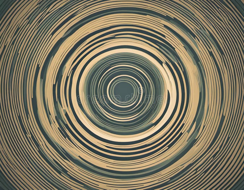 A Harmonious Composition of Soft Concentric Circles Against a Serene ...