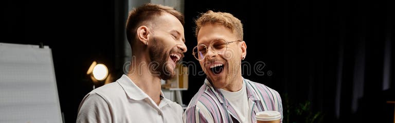 Harmonious Comrades in the Office Stock Photo - Image of career, casual ...