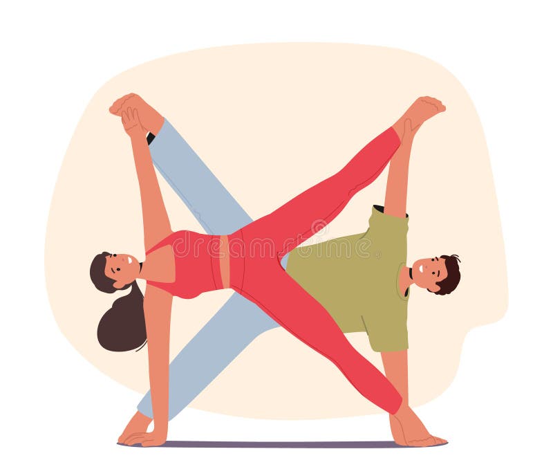 Harmonious Couple Balances Gracefully in Mesmerizing Acro Yoga ...