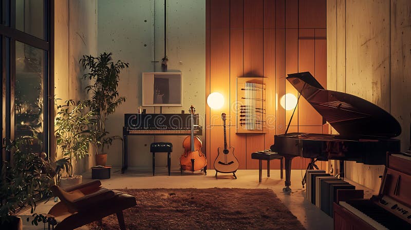 A Harmonious House Walls Transforming into Musical Instruments Creating ...