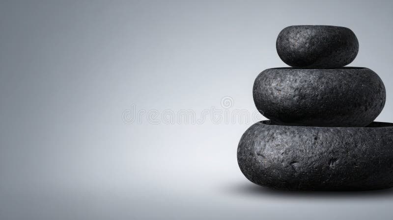 Harmonious Stacked Rocks Creating a Natural Balance and Serenity ...
