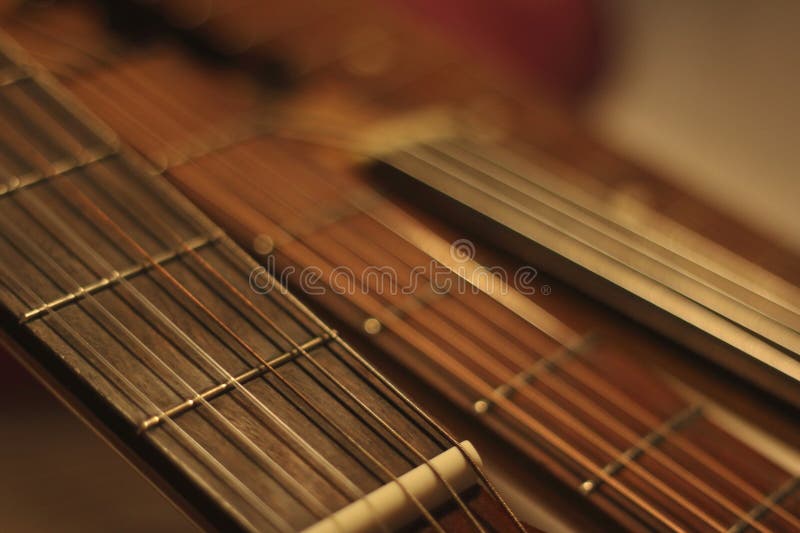 Harmonious Strings in Warm Light Stock Photo - Image of handmade ...