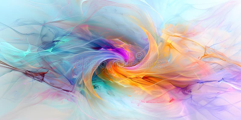 Harmonious Symphony of Colorful Abstract Background Artwork Stock ...