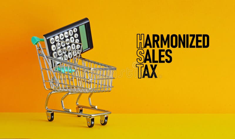 Harmonized Sales Tax HST is Shown Using the Text Stock Photo - Image of ...