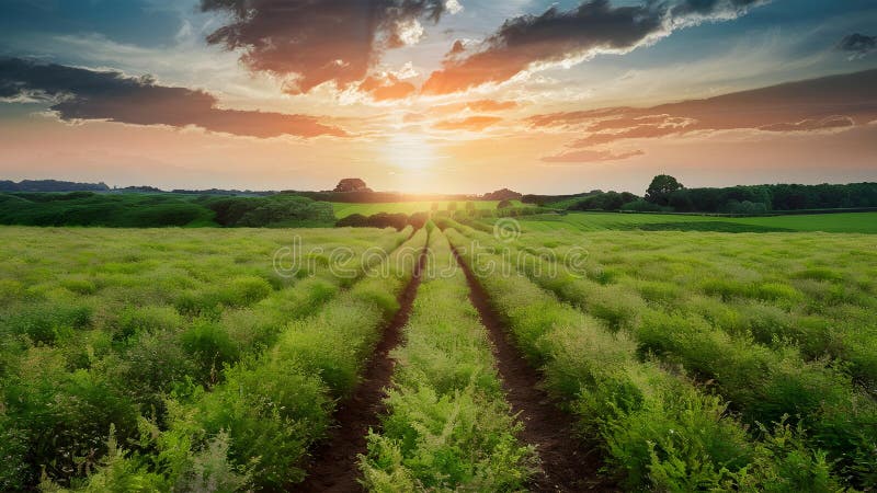 Harmonizing Nature & Progress for Tomorrow S Earth. Concept ...