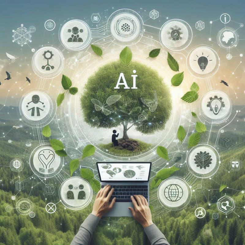 Harmonizing Technology with Nature for a Sustainable Future Stock ...