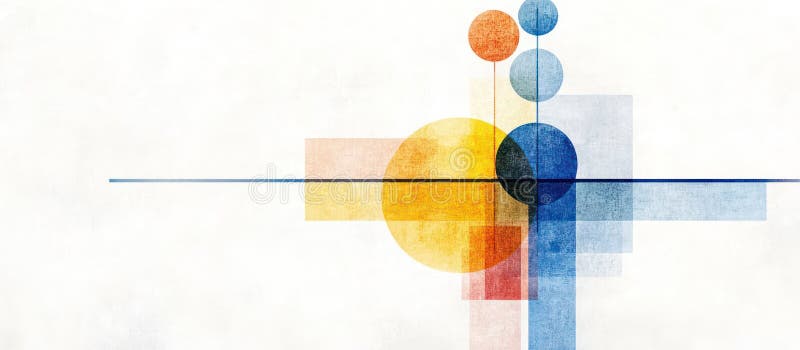 Harmony and Balance: Tranquil Abstract Background with Organic Shapes ...