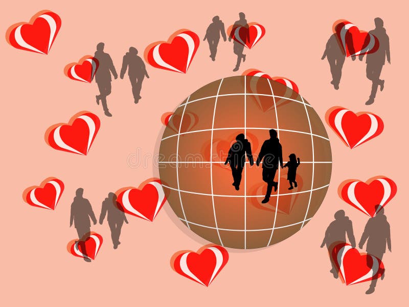 Harmony creates love stock vector. Illustration of passion - 82801198