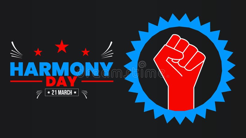 Harmony Day Banner, Celebrating Diversity and Inclusion Stock Vector ...