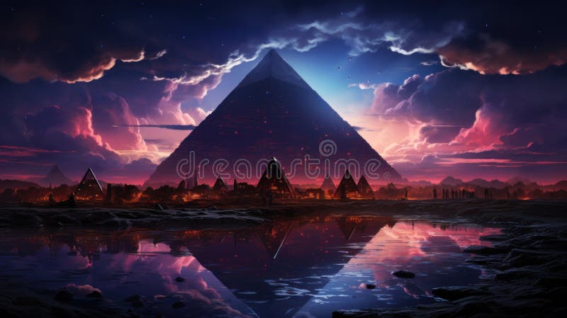 Harmony Discovered: Captivating MAAT with Pyramid a S. Created with ...