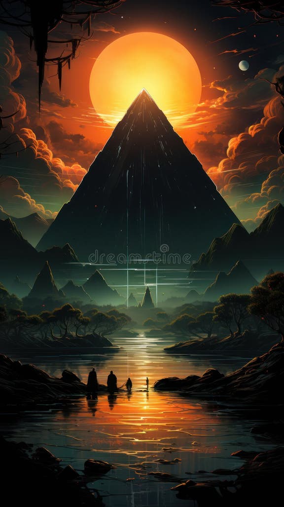 Harmony Discovered: Captivating MAAT with Pyramid a S. Created with ...