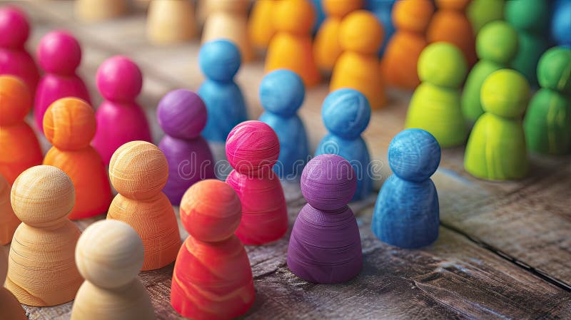 Harmony in Diversity: a Visual Narrative of Integration Stock Photo ...