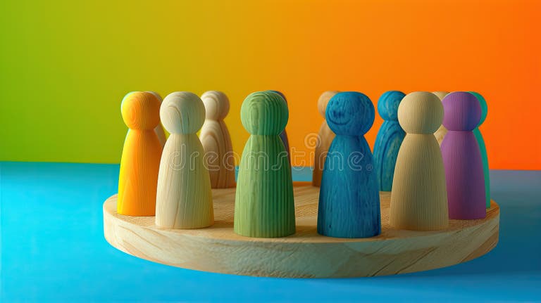 Harmony in Diversity: a Visual Narrative of Integration Stock Photo ...