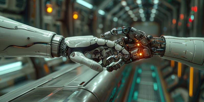 The Harmony of Human-Robot Teamwork in the Technological Age Stock ...