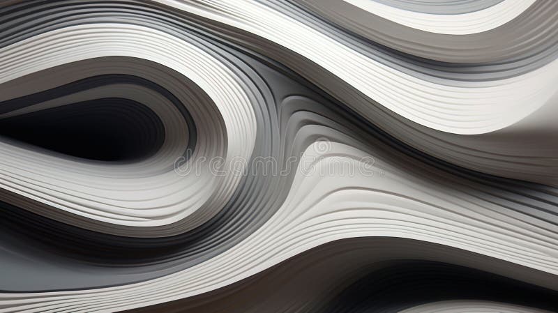 Harmony of Lines Contemporary Art with Creative Lines and Forms Stock ...