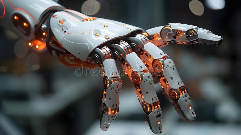 Harmony of Man and Machine in Innovation. Concept Man Vs Stock ...