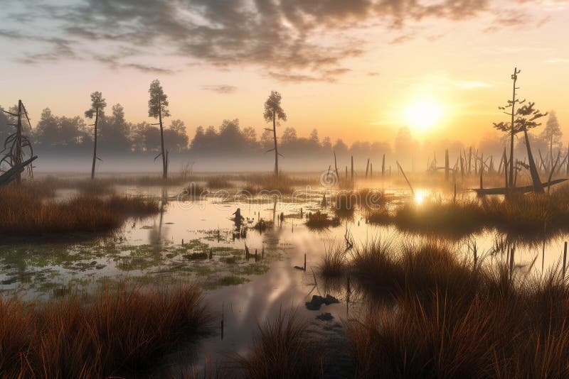 Harmony in the Marsh: Capturing the Intricate Balance of the Wetland ...
