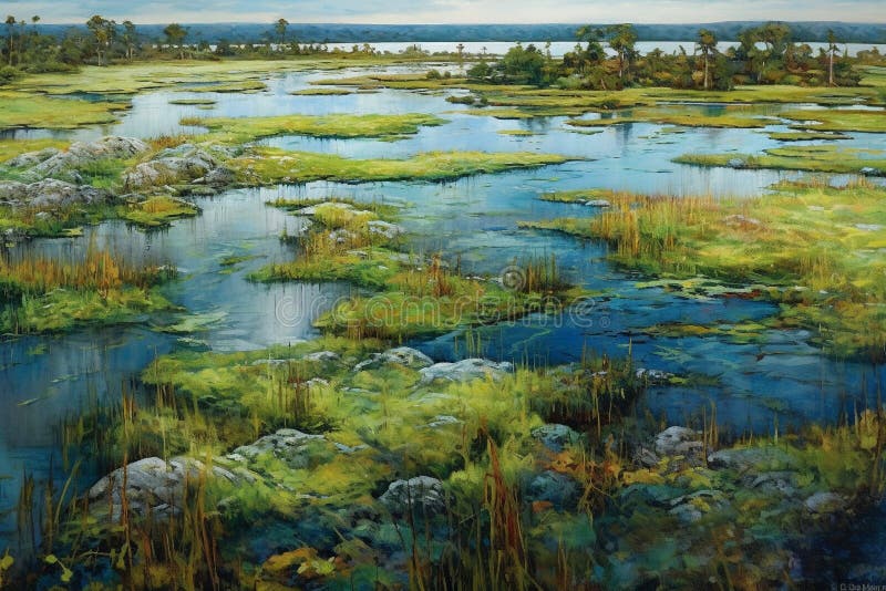 Harmony in the Marsh: Capturing the Intricate Balance of the Wetland ...