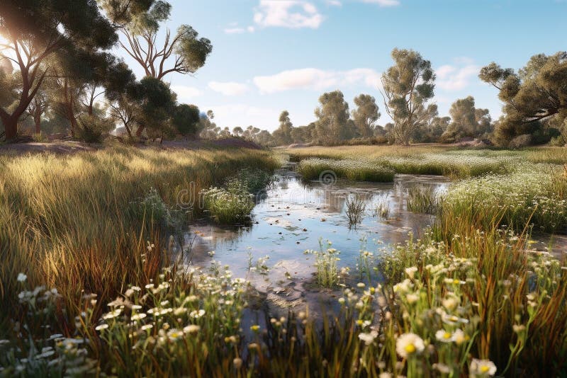 Harmony in the Marsh: Capturing the Intricate Balance of the Wetland ...