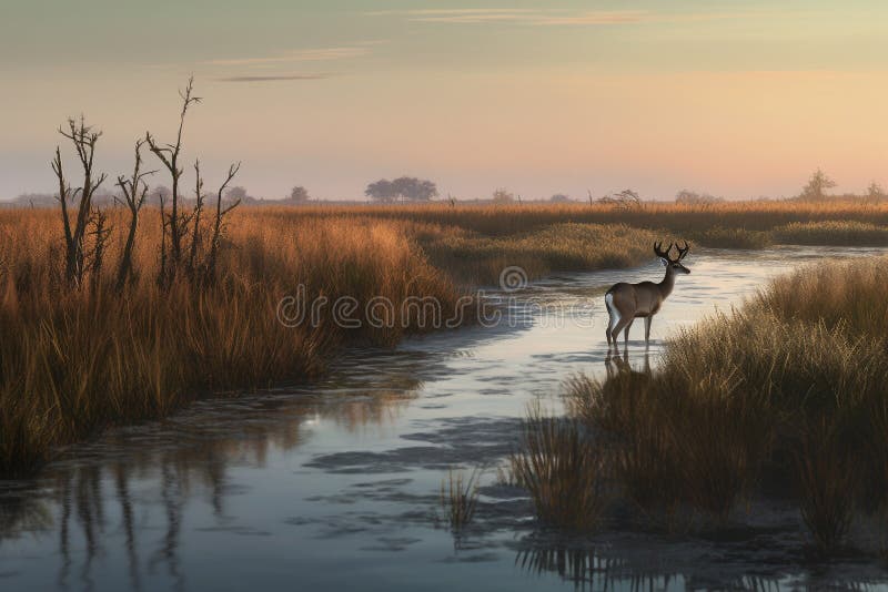 Harmony in the Marsh: Capturing the Intricate Balance of the Wetland ...