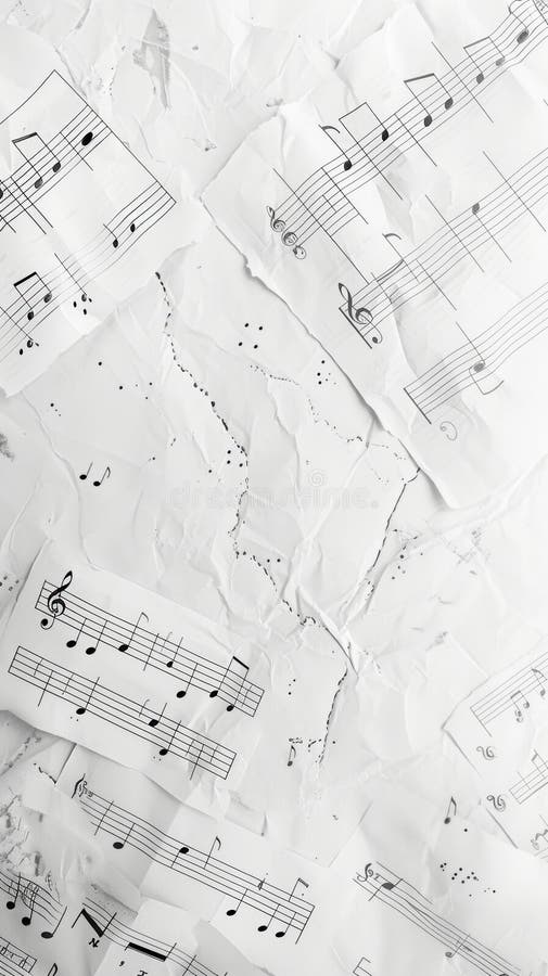 Harmony Music High Detailed Plain Background Featuring Music Notes ...