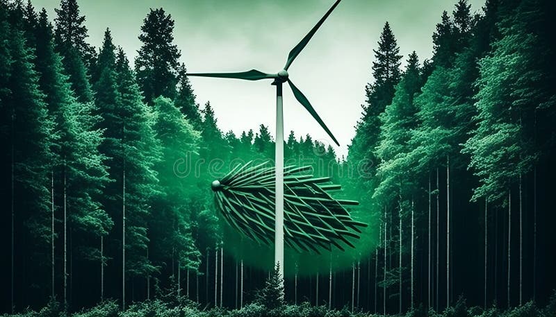 Harmony of Nature and Technology: a Sustainable Future, Made with ...