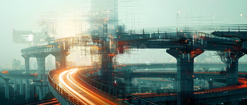 Harmony of Progress: an Abstract Construction Symphony. Concept ...