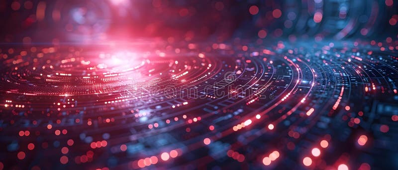 Harmony in Technology: AI Circuits Symphony. Concept Technology ...