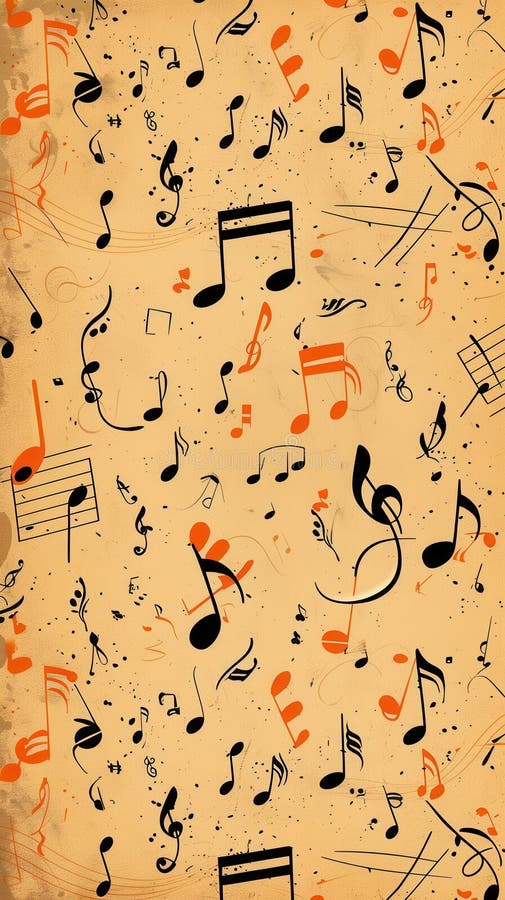 Harmony Unleashed. Musical Notes Symphony Concept Stock Photo - Image ...