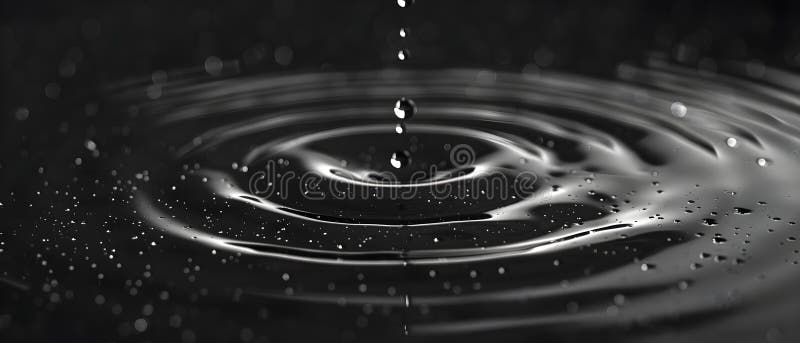Harmony in Water: Rhythmic Droplet Patterns. Concept High-Speed ...