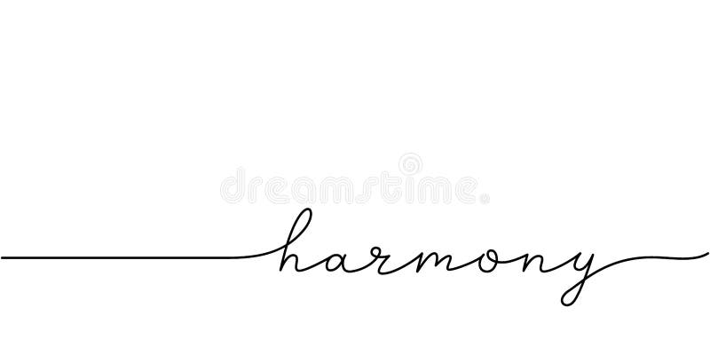 Continuous Line Harmony Stock Illustrations – 641 Continuous Line ...