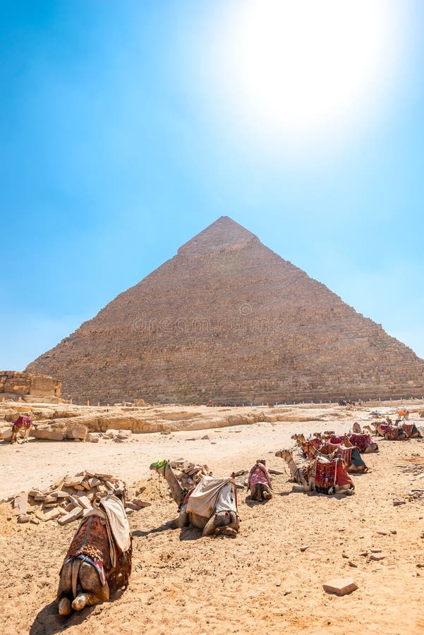Pyramid of Khafre stock photo. Image of giza, sculpture - 316125292