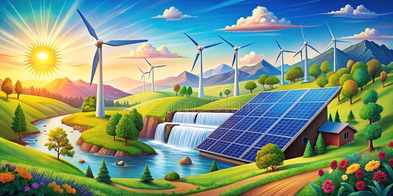 Harnessing Natures Power a Visual Journey through Renewable Energy ...