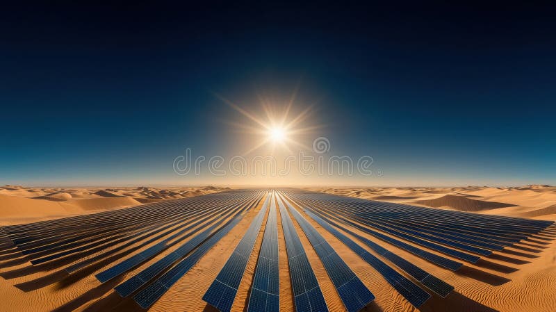Harnessing the Power of the Sun: a Solar Array in the Desert for ...