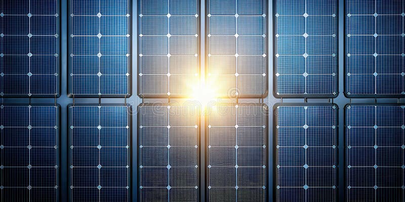 Harnessing the Sun S Energy a Close-up View of Efficient Solar Panels ...