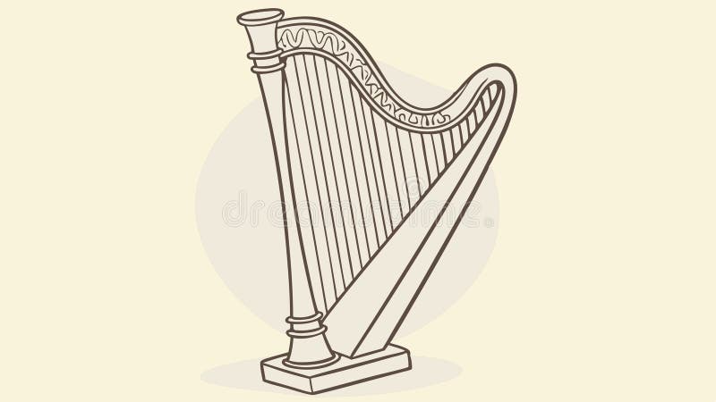 Harp String Musical Instrument Stock Illustrations – 5,170 Harp String ...